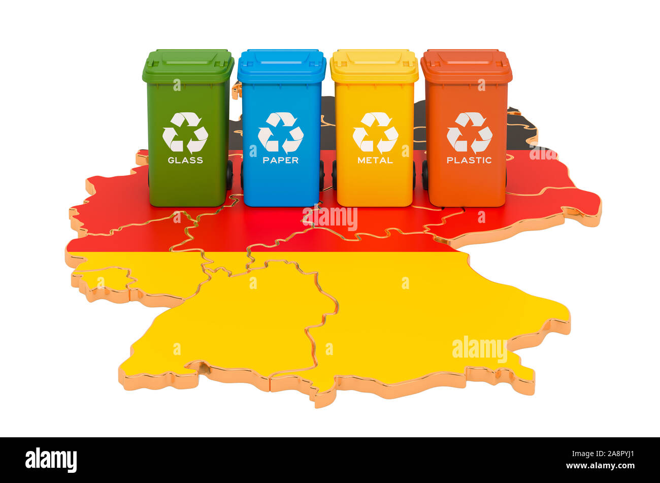 German trash sign Cut Out Stock Images & Pictures - Alamy
