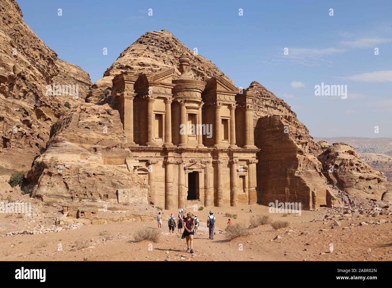 Monastery (Ad Deir or Al Dayr), Monastery Trail, Petra, Wadi Musa, Ma ...
