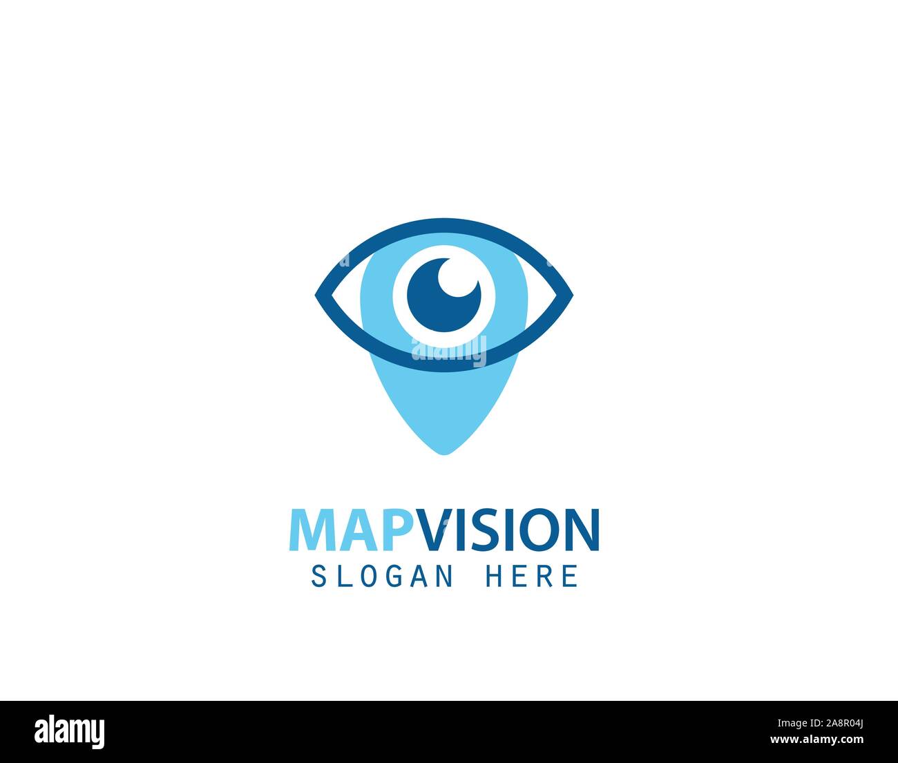 Eye map Stock Vector Images - Alamy