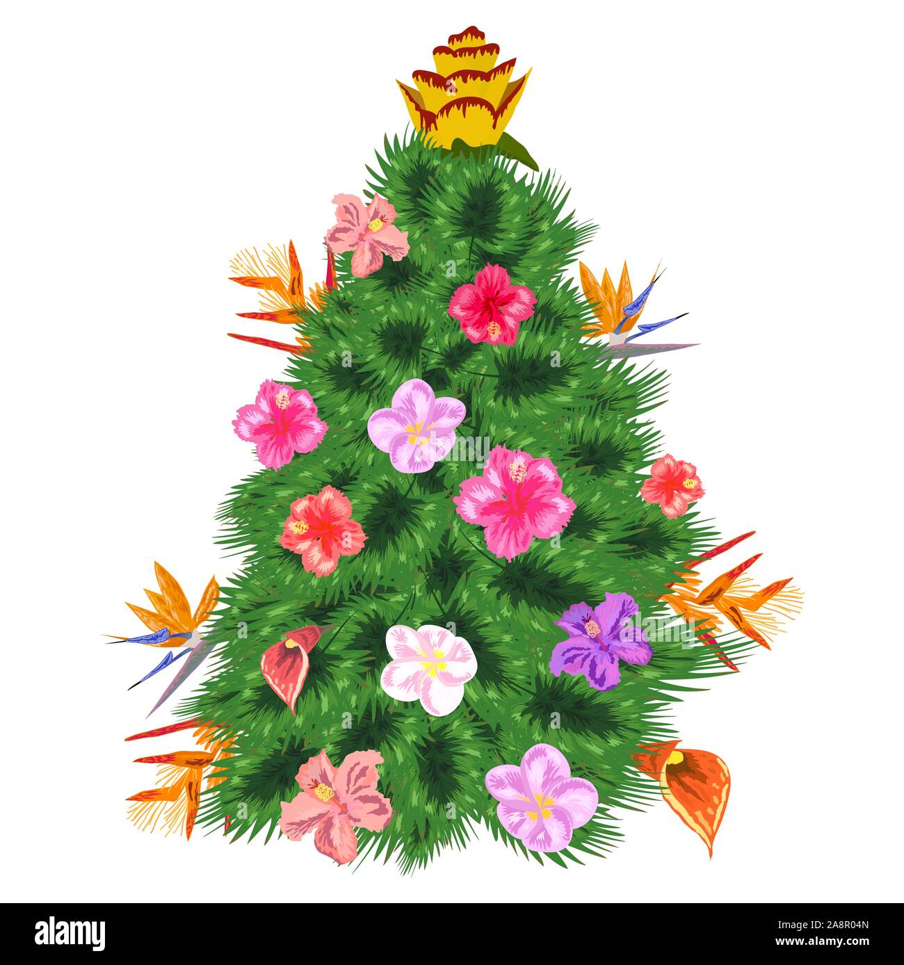 Hawaiian Christmas Tree Clip Art Christmas Palm Concepts 4371881