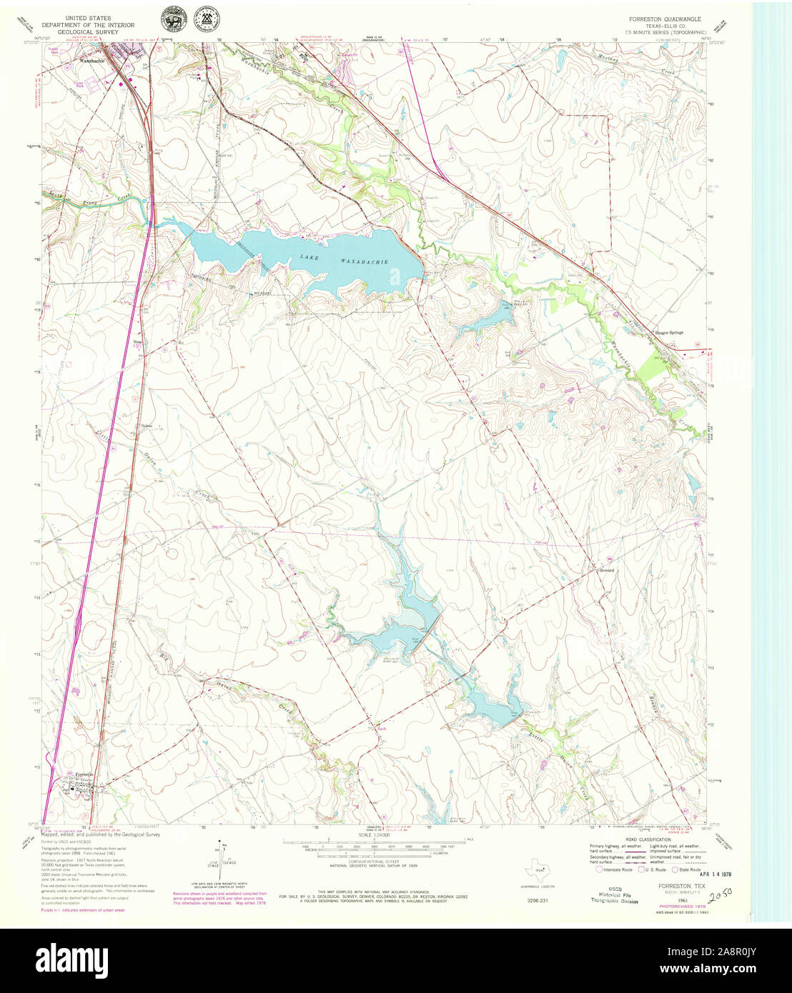Map of forreston hi-res stock photography and images - Alamy