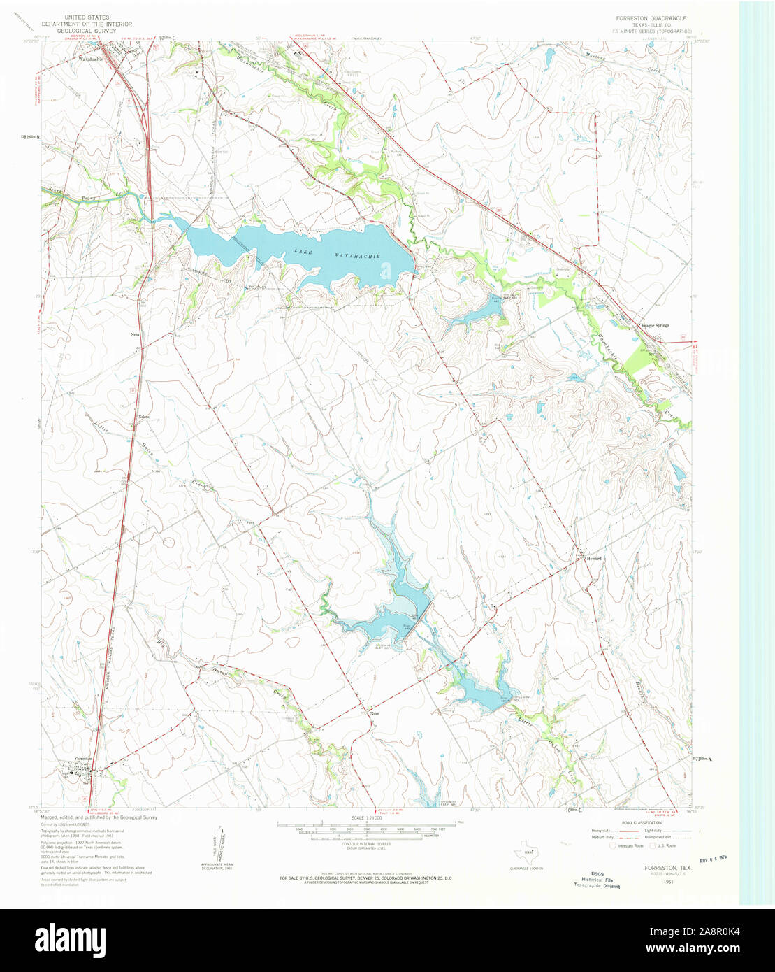 Forreston map hi-res stock photography and images - Alamy