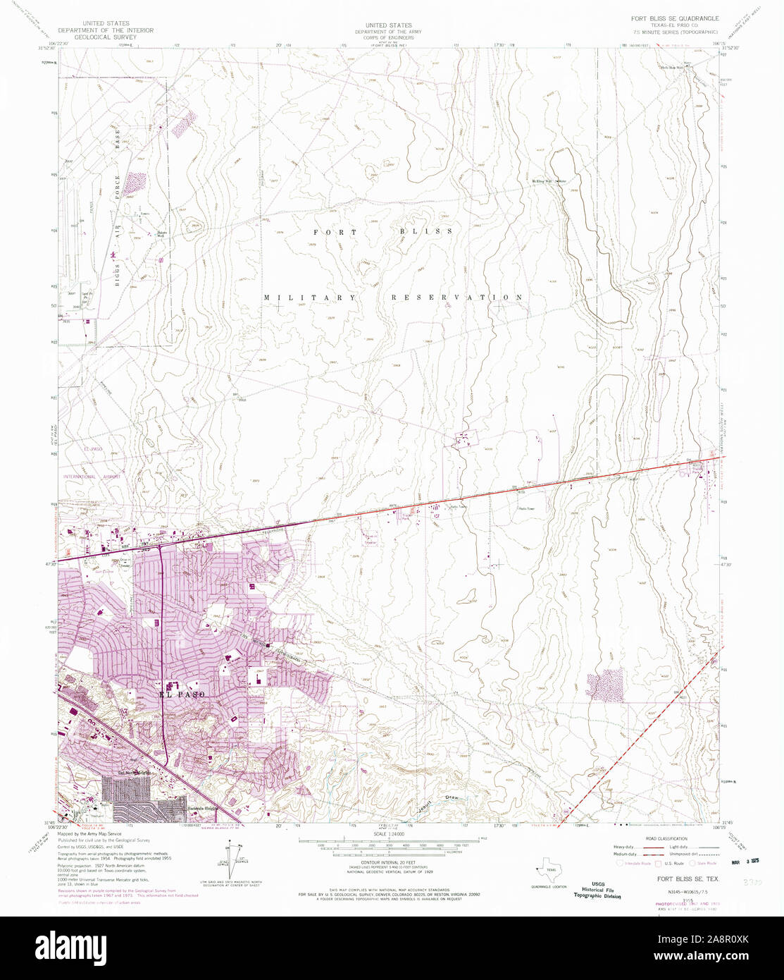 Fort bliss Cut Out Stock Images & Pictures - Alamy