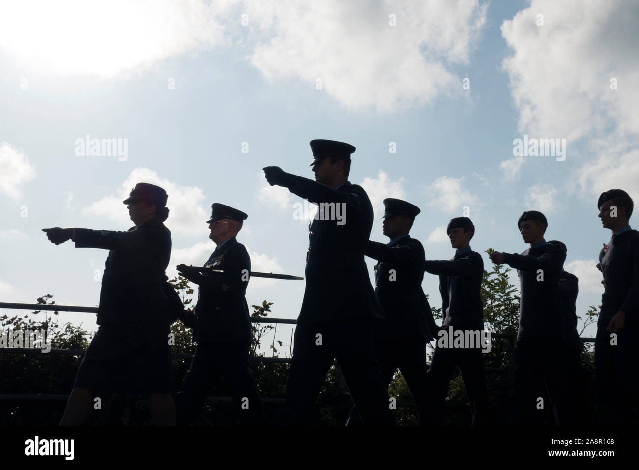 Soldiers Marching Silhouette