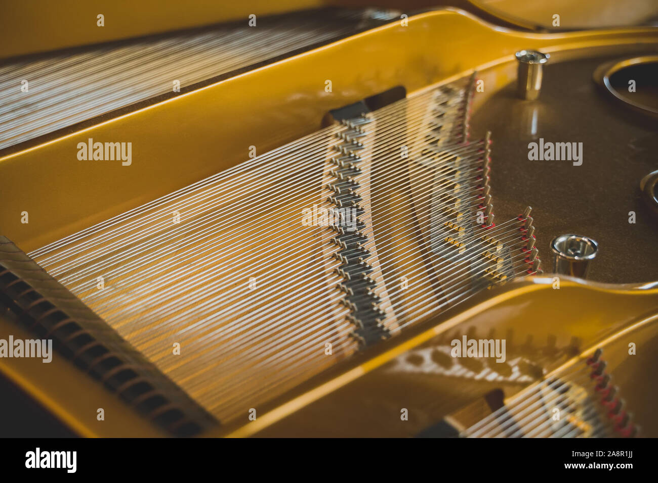 Grand piano close up hi-res stock photography and images - Alamy
