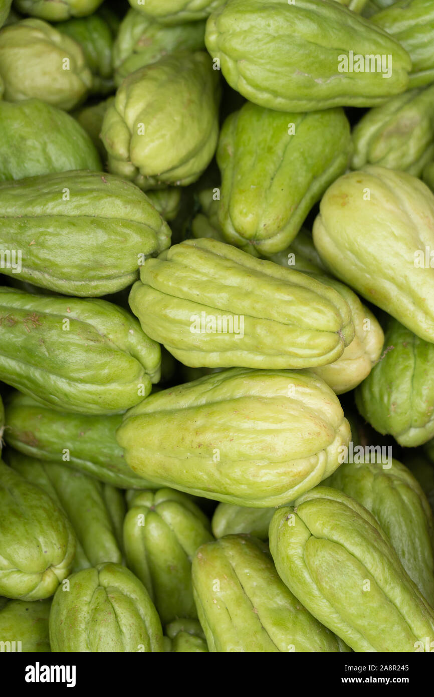 Known as Sayote in the Philippines,this vegetable/fruit is commonly ...