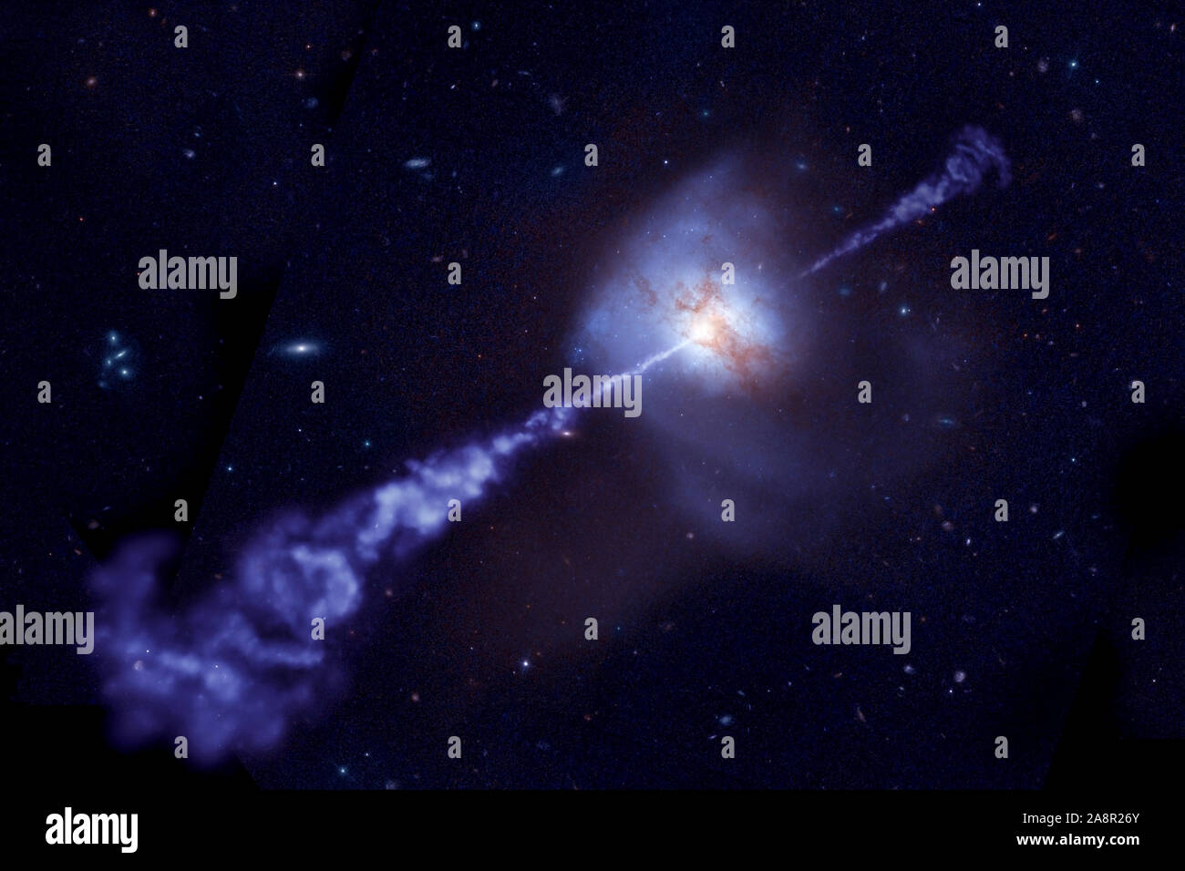 Beautiful space, with stars and galaxies, background texture. Elements ...