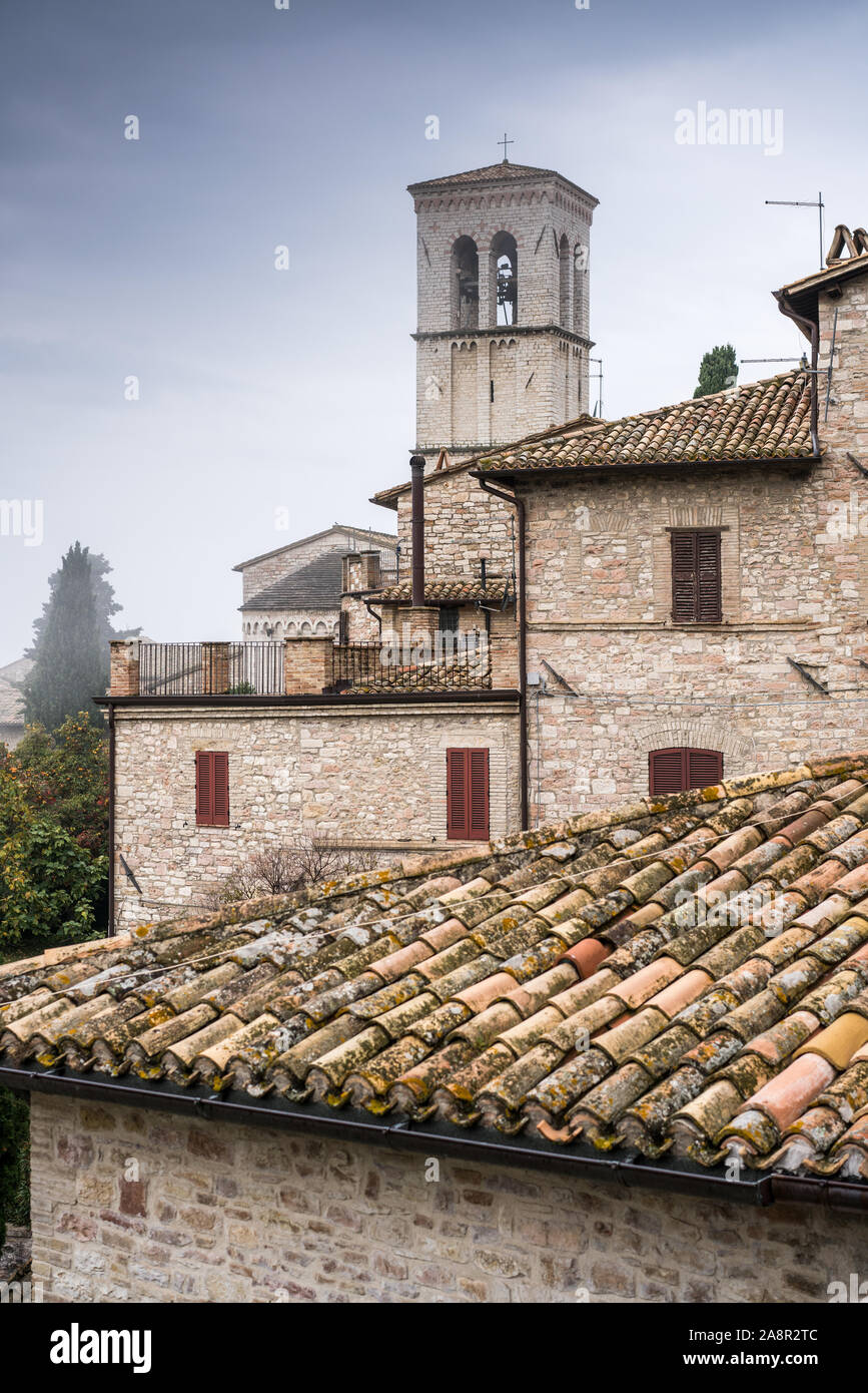Church of Saint Mary 'Maggiore', Assisi, Umbria, Italy, Europe Stock ...