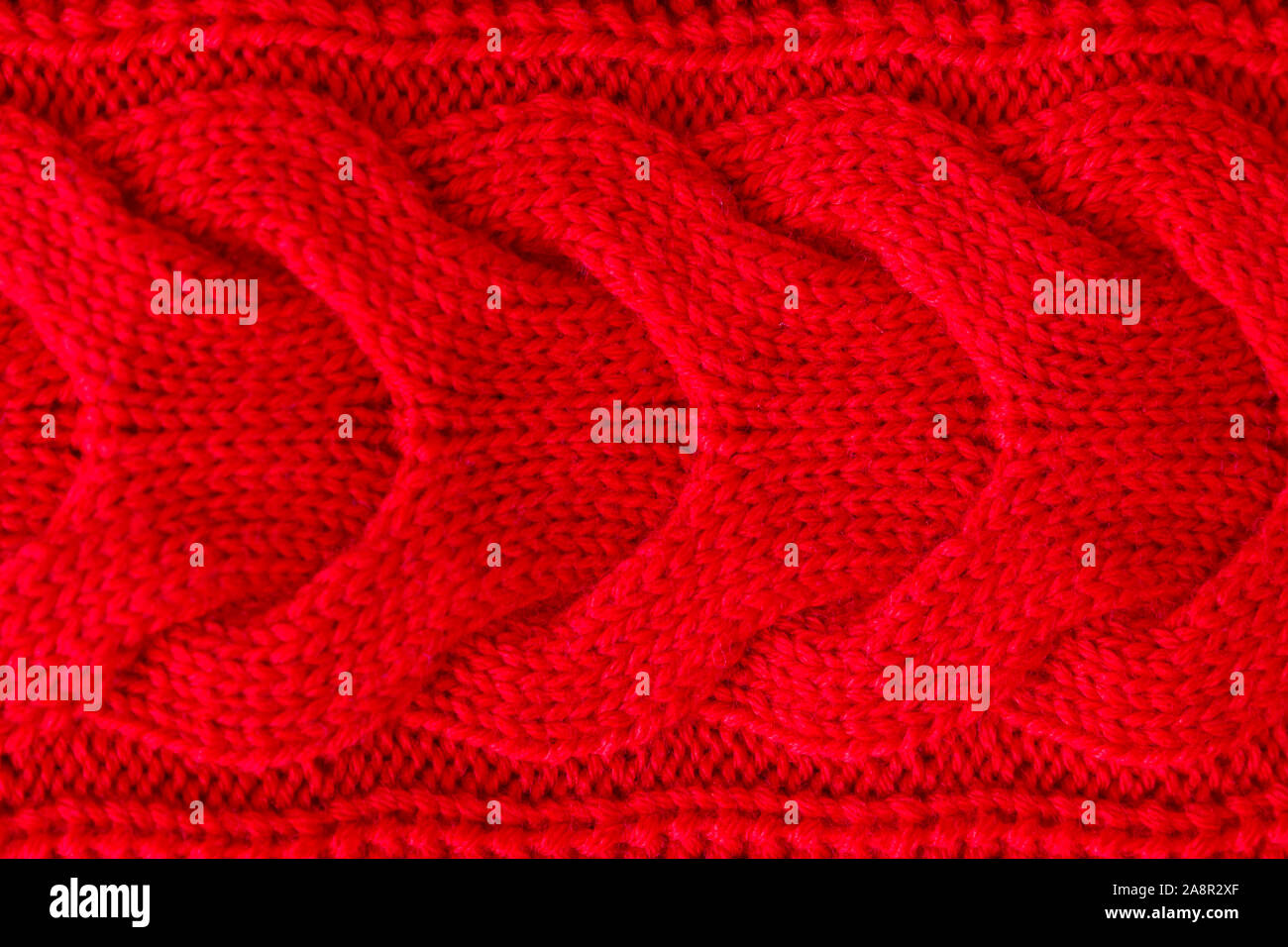 Red knitted winter sweater Background, red texture Stock Photo - Alamy