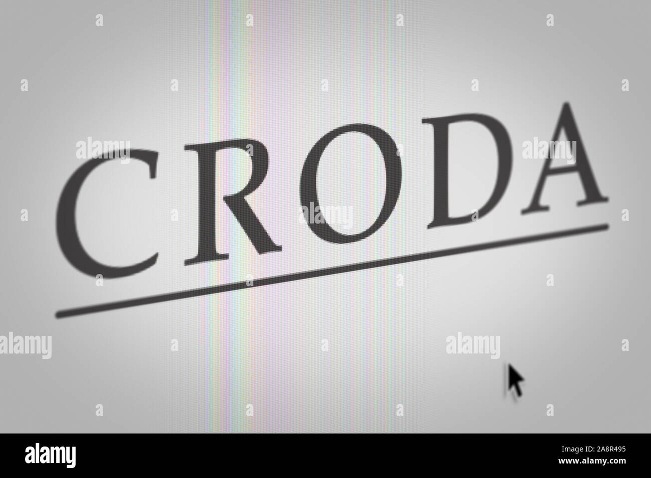 Logo of the public company Croda International displayed on a computer ...