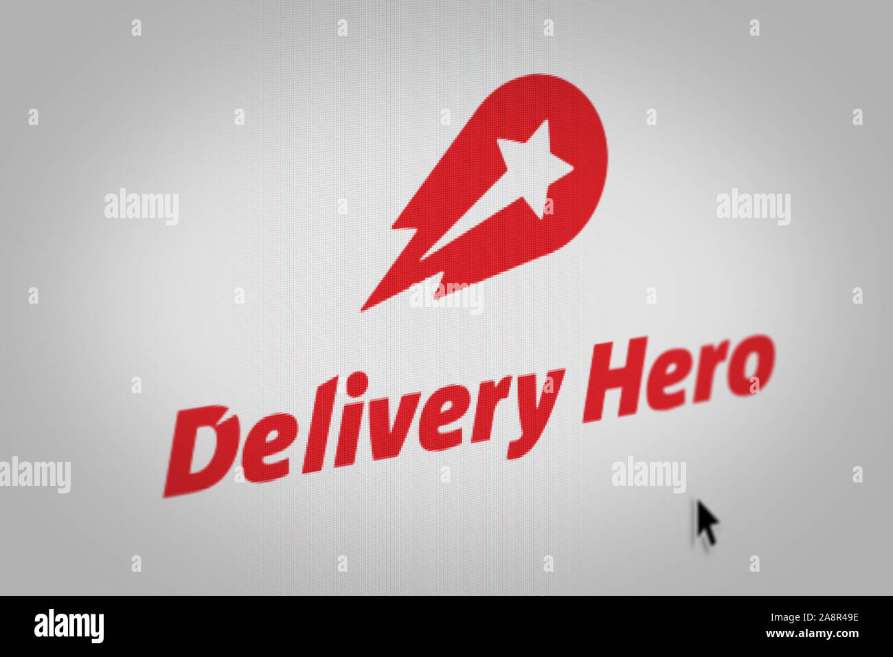 Lieferheld Logo Delivery Hero Lieferheld Logo Hi Res Stock Photography