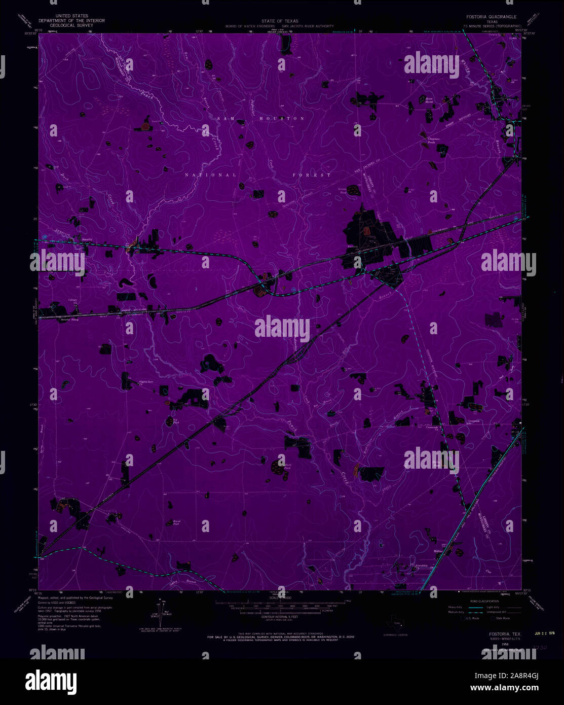 Map of fostoria hi-res stock photography and images - Alamy