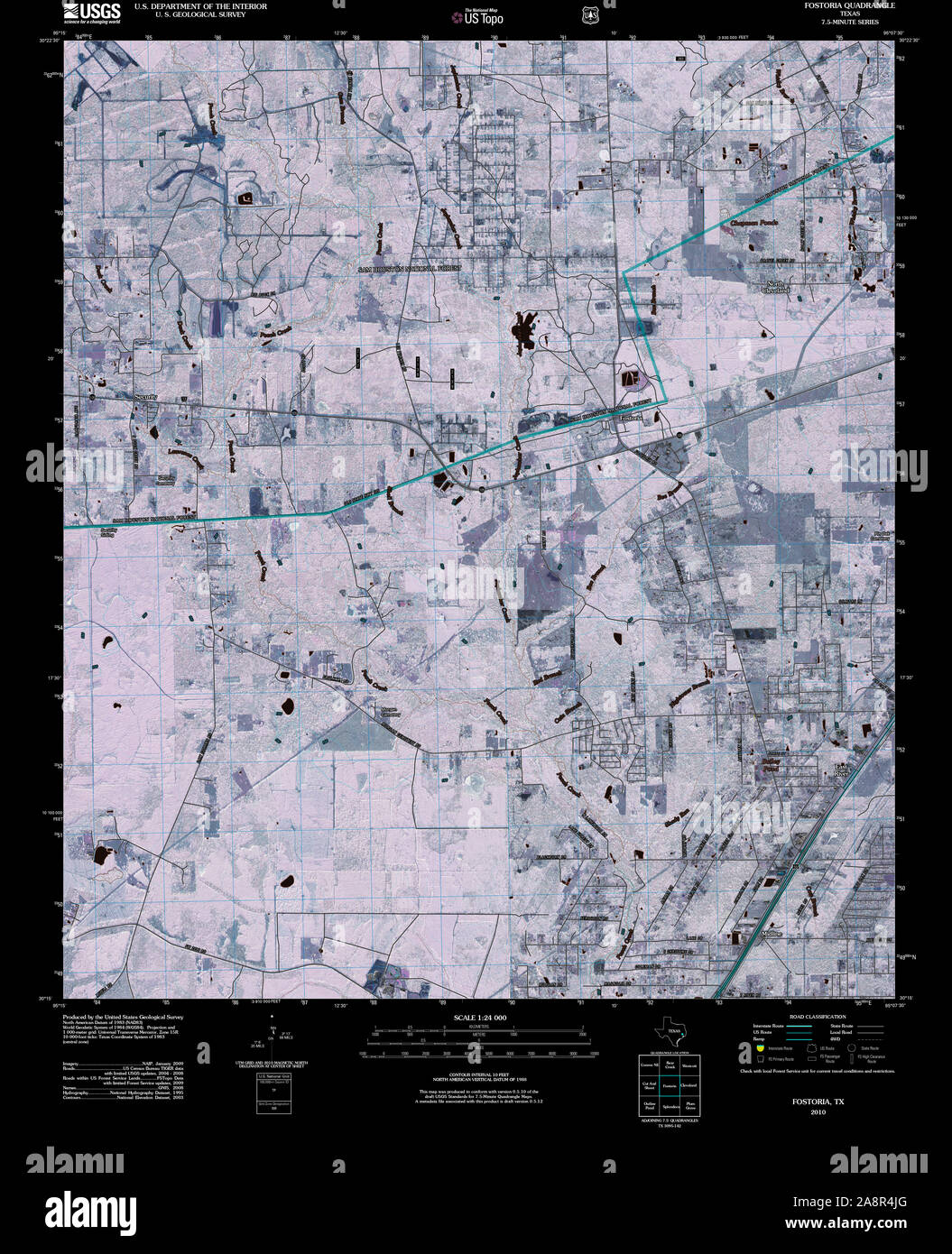 Fostoria map hi-res stock photography and images - Alamy