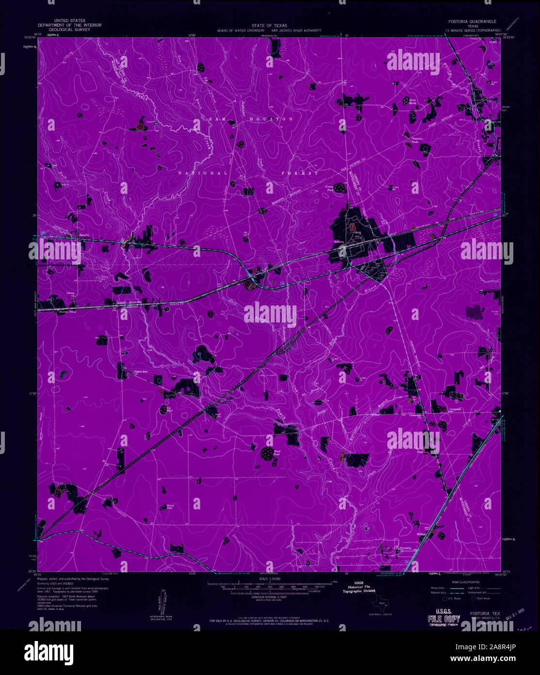 Fostoria map hi-res stock photography and images - Alamy