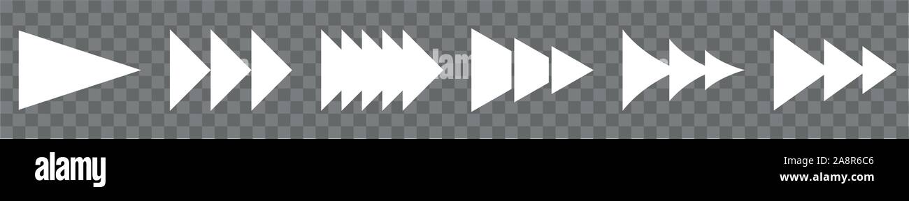 Arrow White Icon | Pointer | Cursor | Direction | Isolated Transparent ...