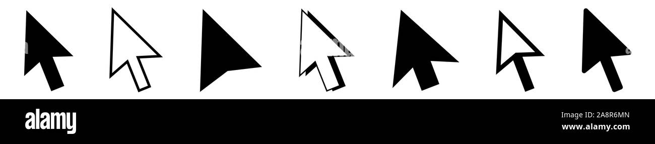 Cursor Mouse Arrow Icon Computer Mouse Pointer Click Variations