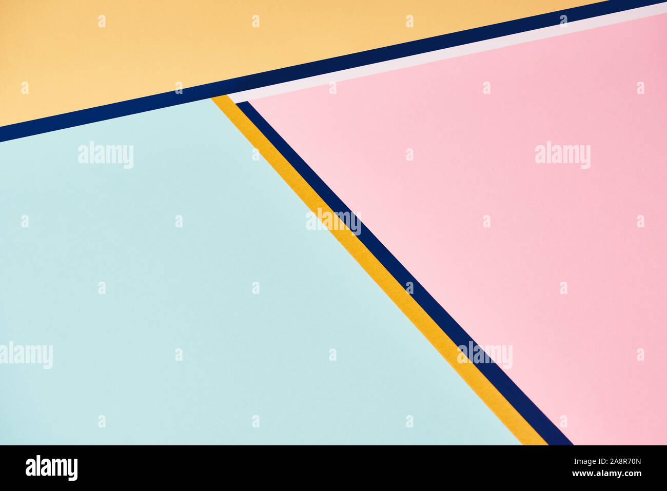 Abstract minimalistic background with colorful lines Stock Photo - Alamy