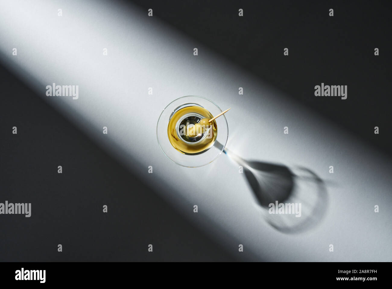 Martini glass top view hi-res stock photography and images - Alamy