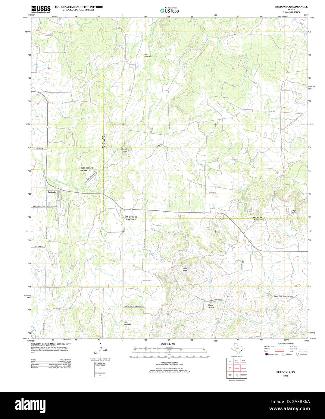 Map of fredonia Cut Out Stock Images & Pictures - Alamy