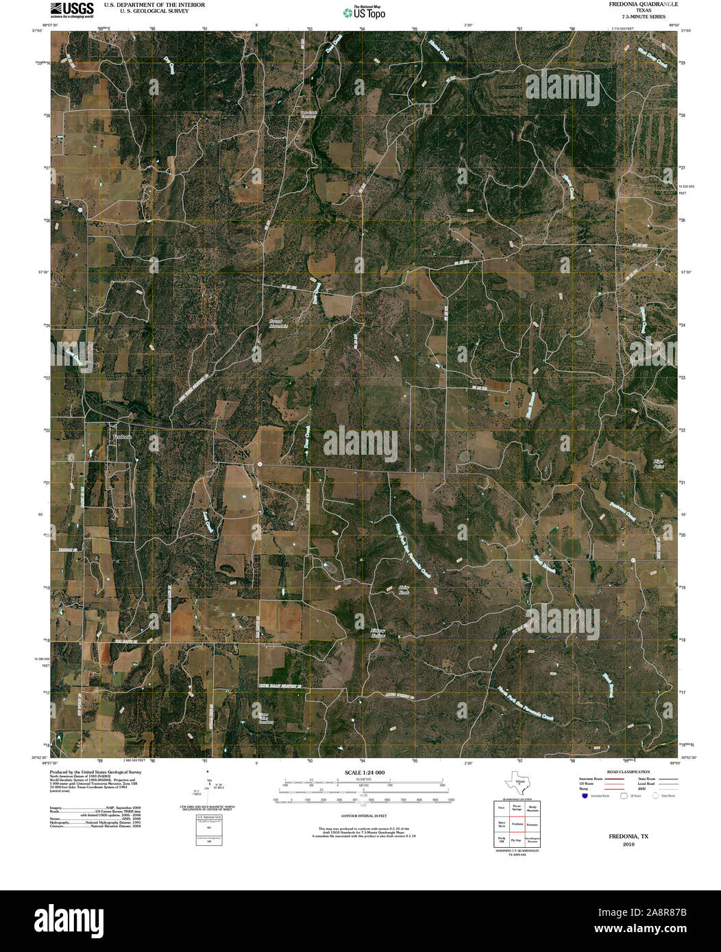 Map of fredonia hi-res stock photography and images - Alamy