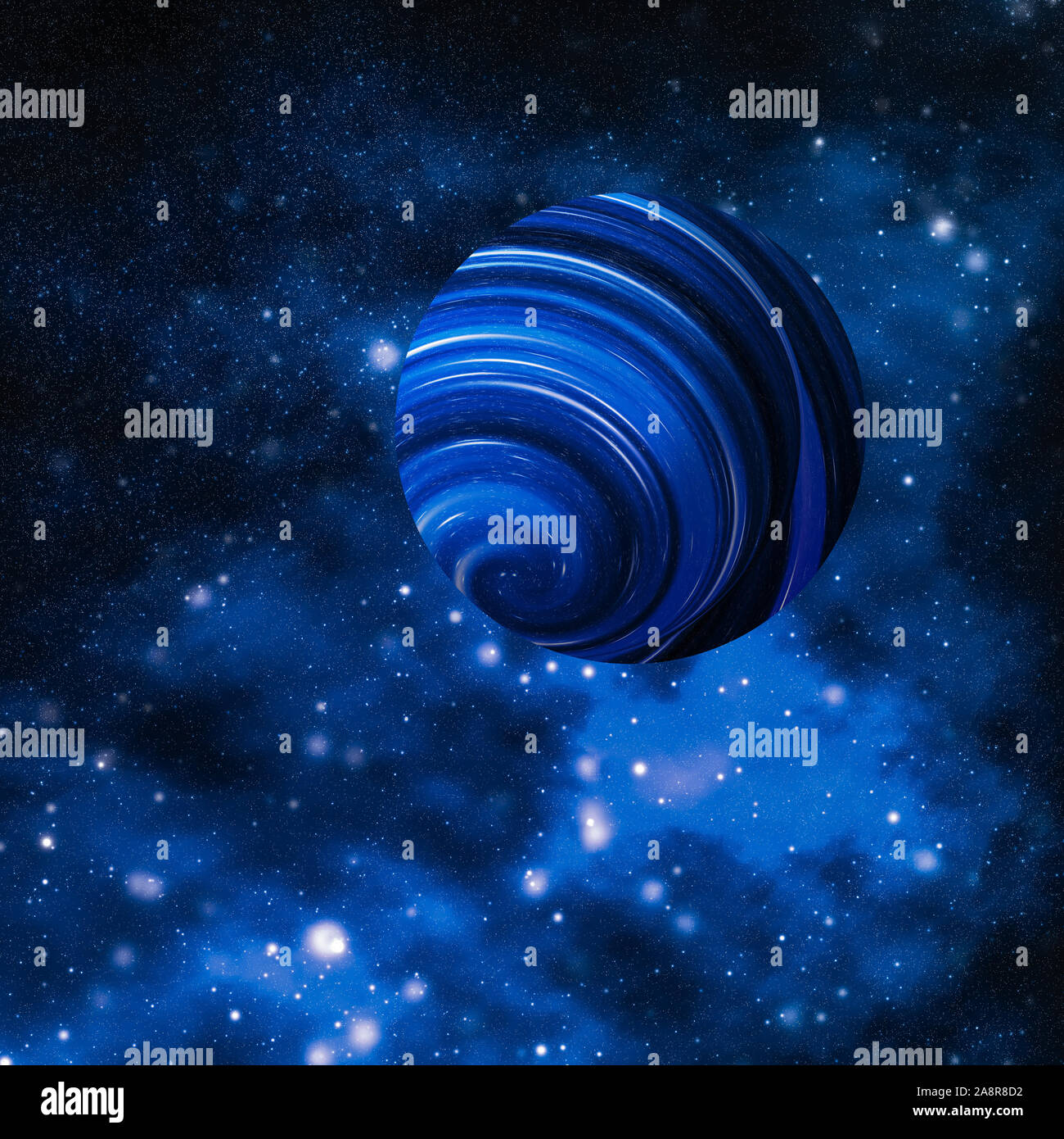 Discovery in astronomy, cosmic abstract and future technology concept ...