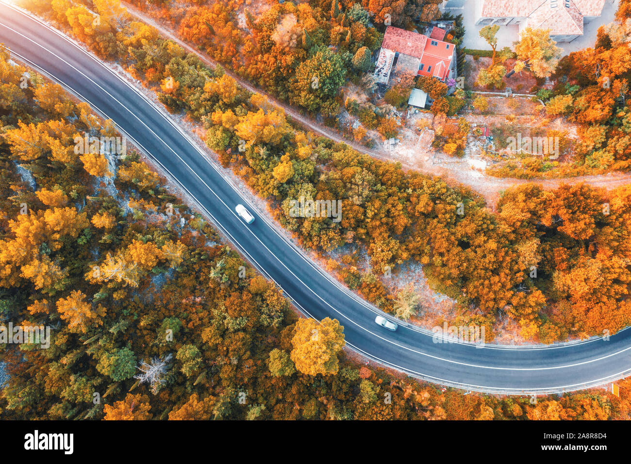 Beautiful road trip view hi-res stock photography and images - Alamy