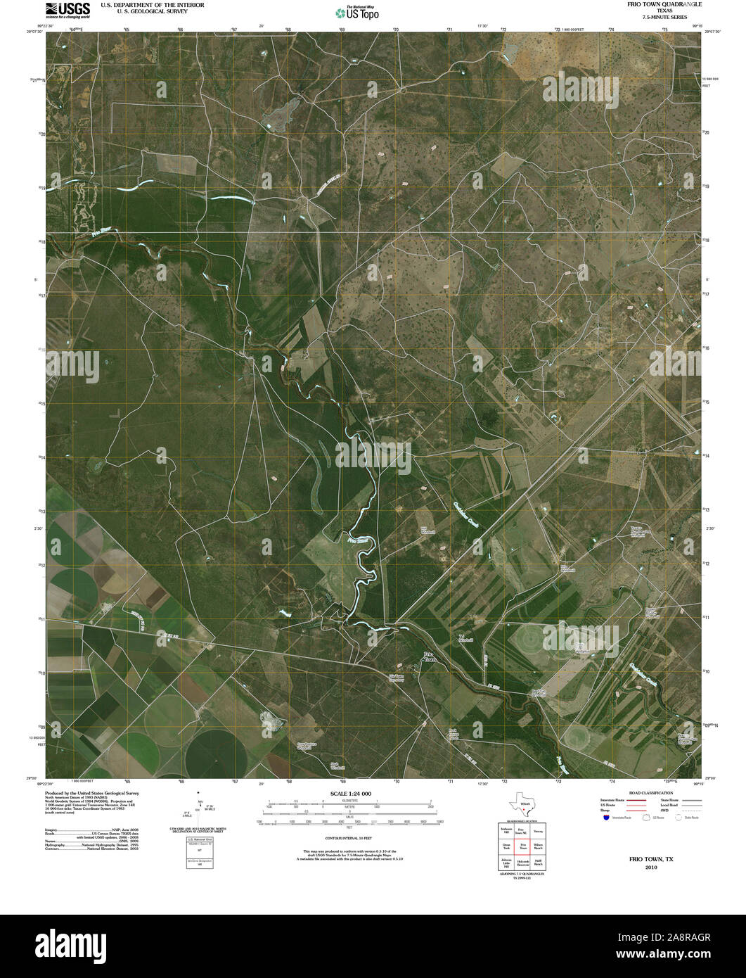 Map of frio hi-res stock photography and images - Alamy