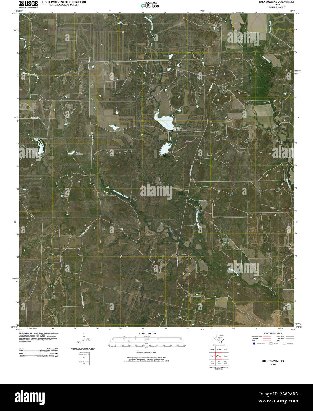 Map of frio hi-res stock photography and images - Alamy