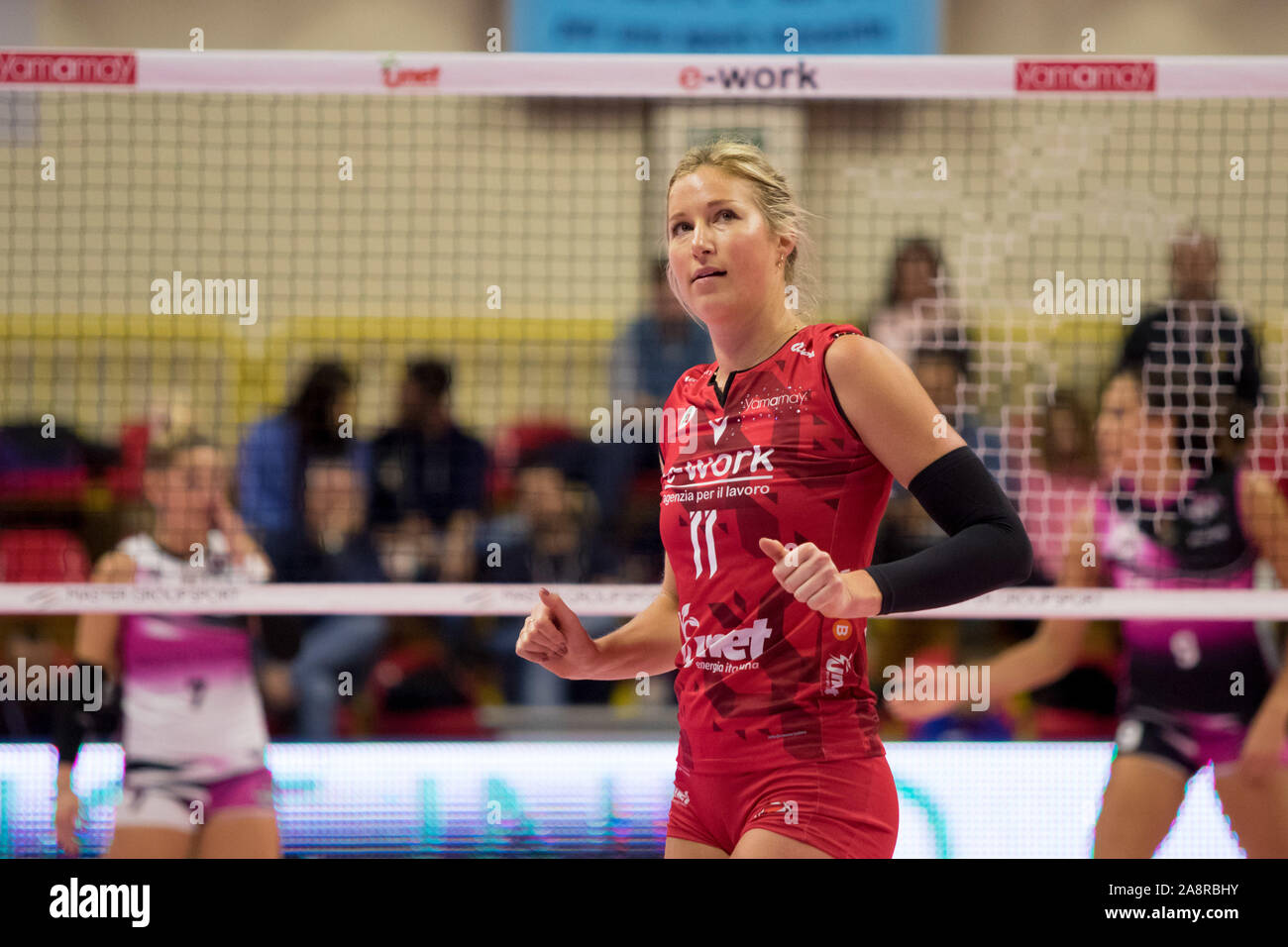 delusion of karsta lowe ,uyba) during Unet E-Work Busto Arsizio vs ...