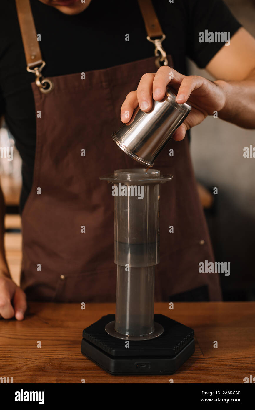 Aeropress brewed hi-res stock photography and images - Alamy