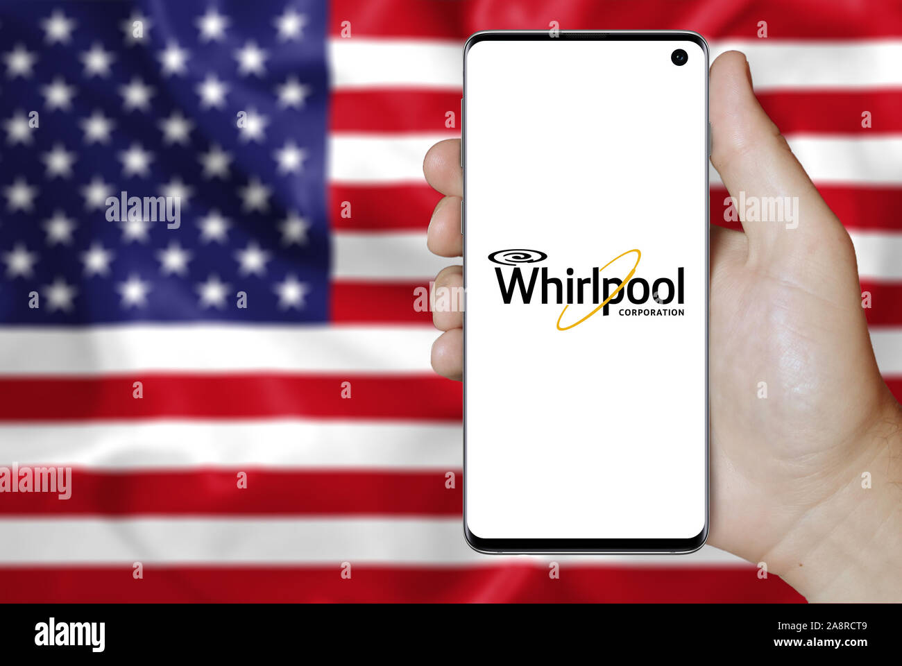 Whirlpool logo hi-res stock photography and images - Alamy