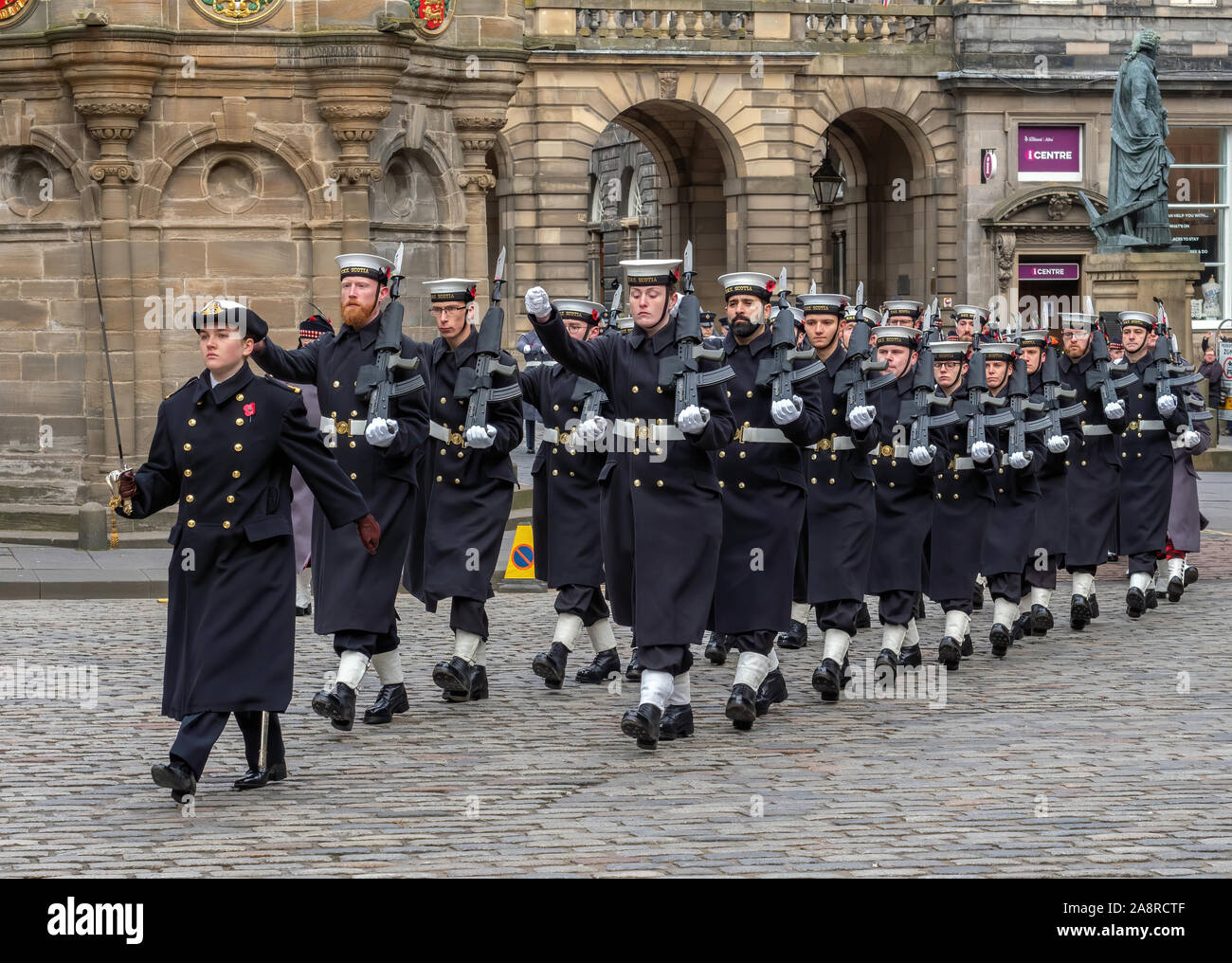 Edinburgh, Scotland, UK. 10th Nov 2019. The annual service at the Stone ...