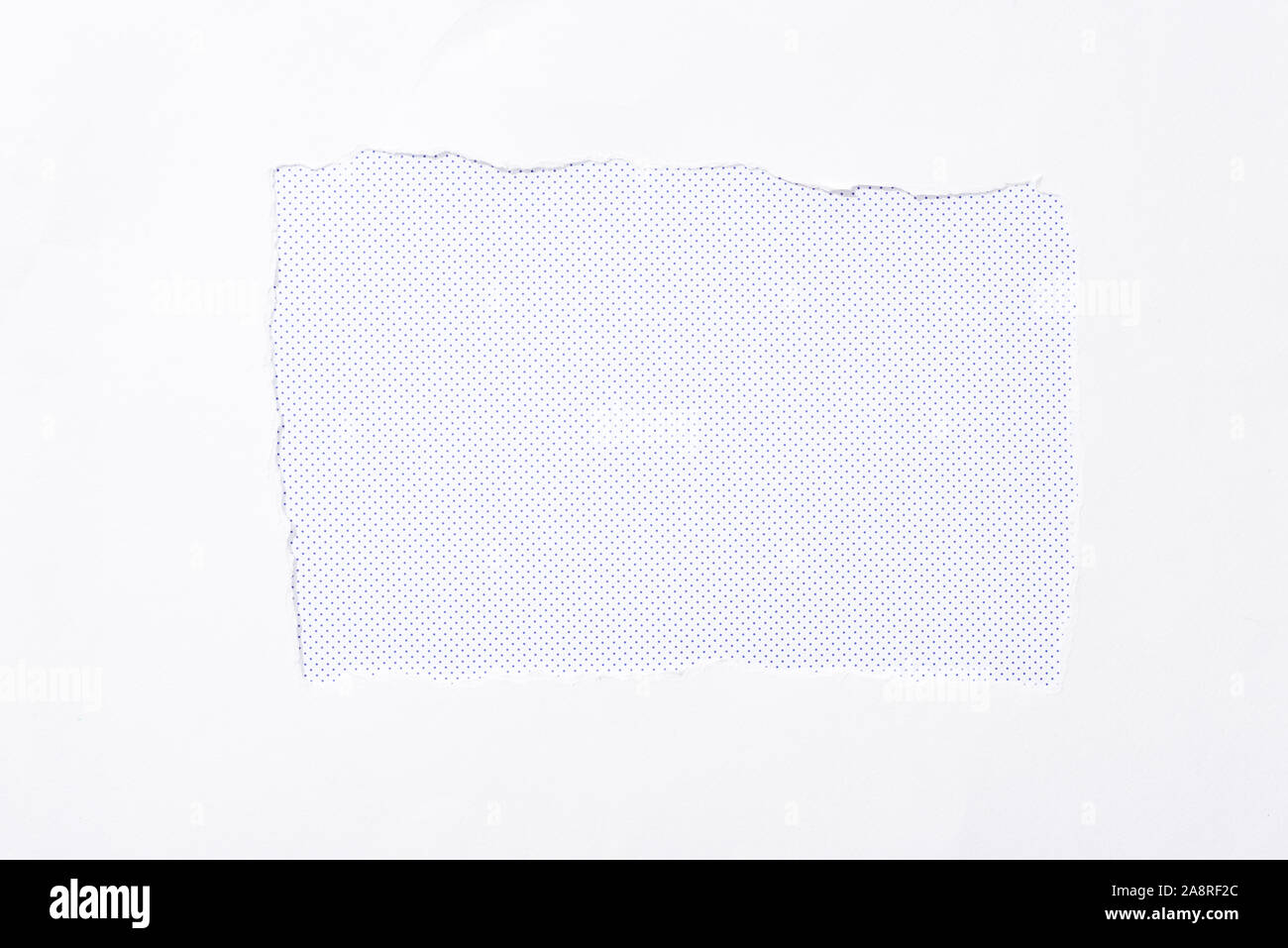 polka dot white background in white torn paper hole Stock Photo - Alamy