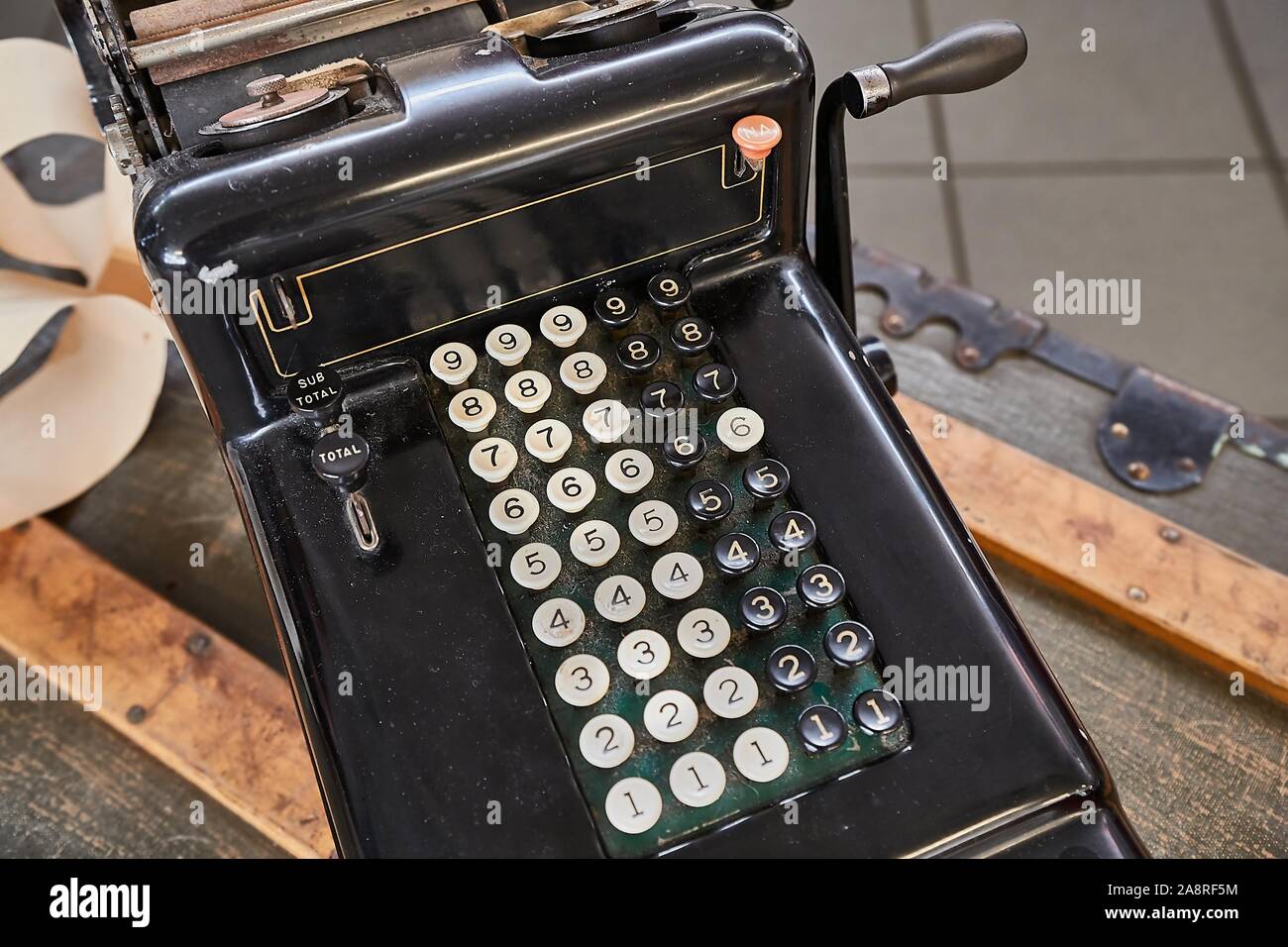 Old accounting machine hi-res stock photography and images - Alamy