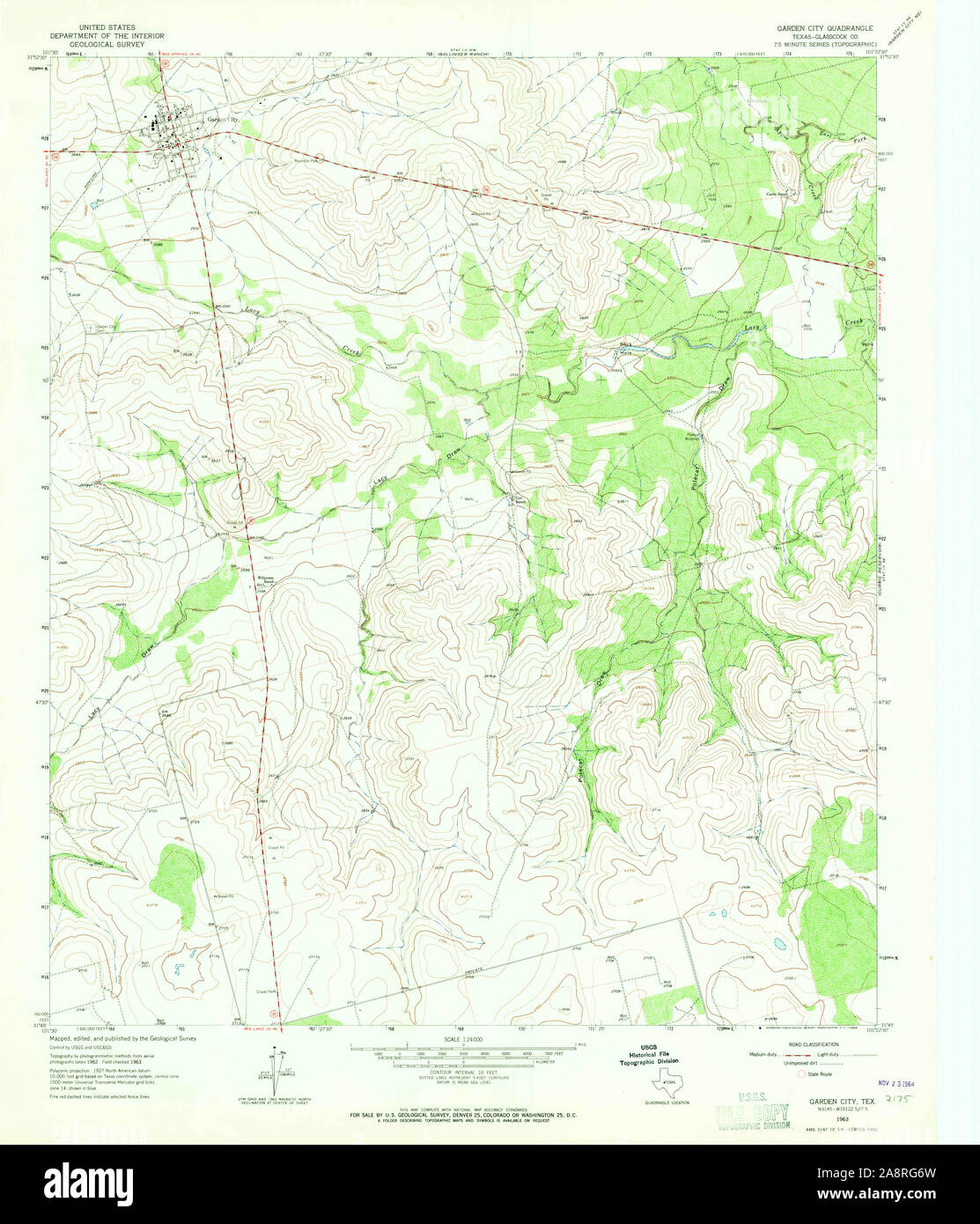 Garden city texas map hi-res stock photography and images - Alamy
