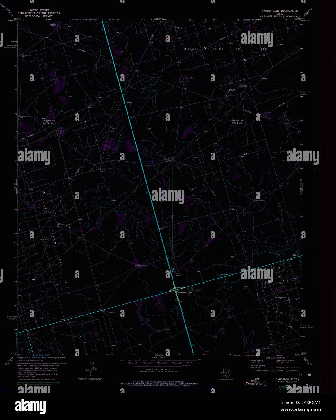 Map of gardendale hi-res stock photography and images - Alamy