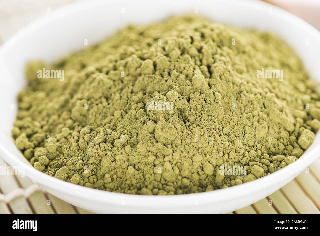 Green tea powder in hi-res stock photography and images - Alamy