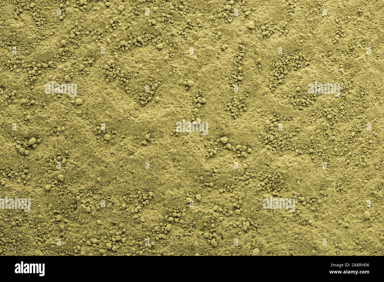 top view of green matcha tea powder Stock Photo - Alamy