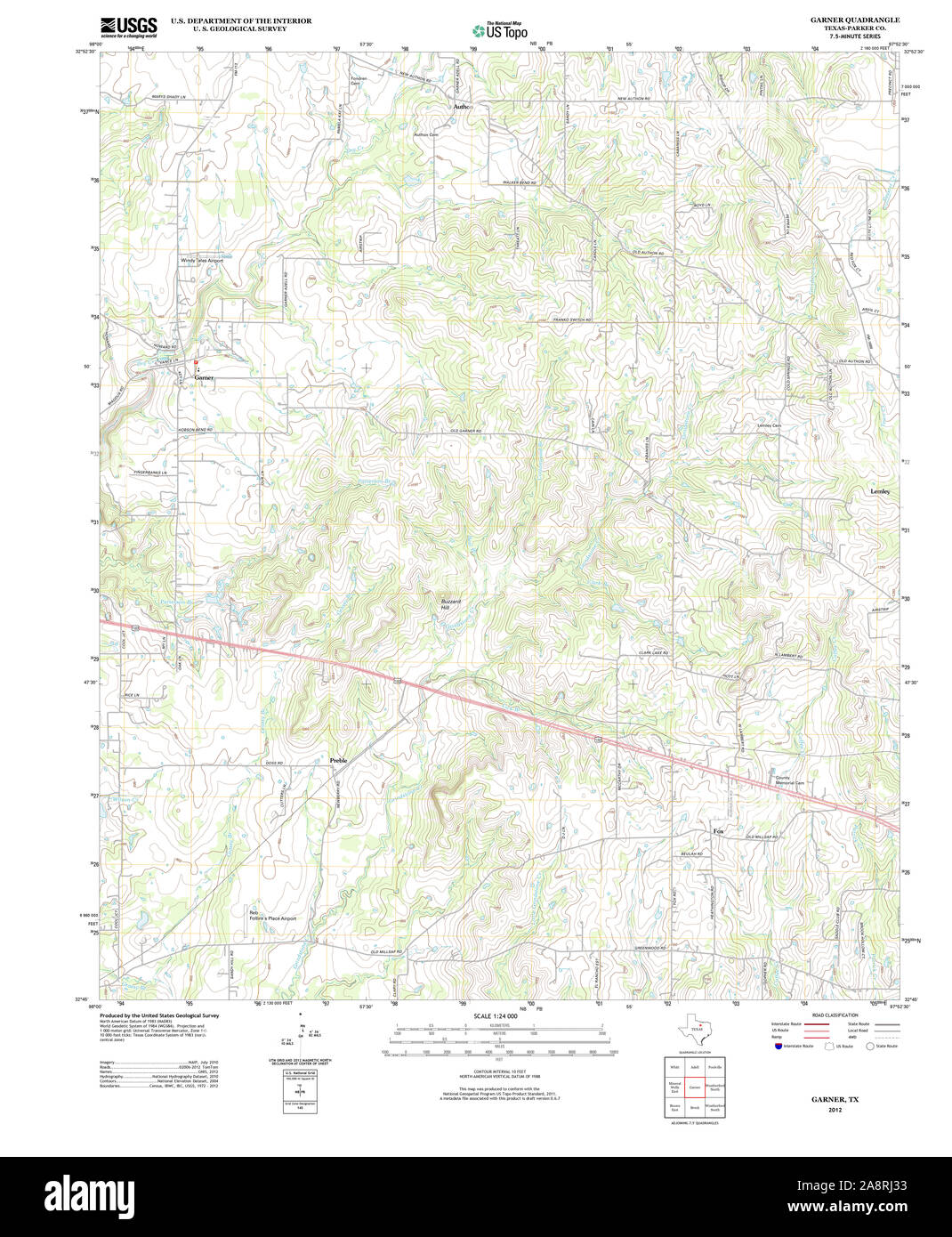 Map of garner Cut Out Stock Images & Pictures - Alamy