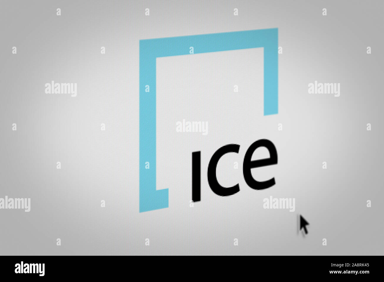 Logo of the public company Intercontinental Exchange displayed on a ...