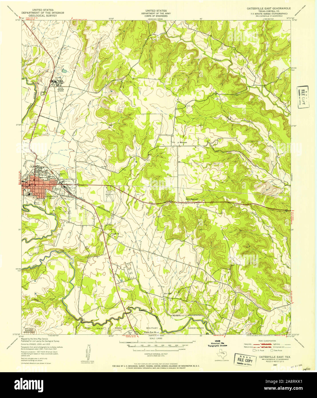 Map of gatesville hi-res stock photography and images - Alamy