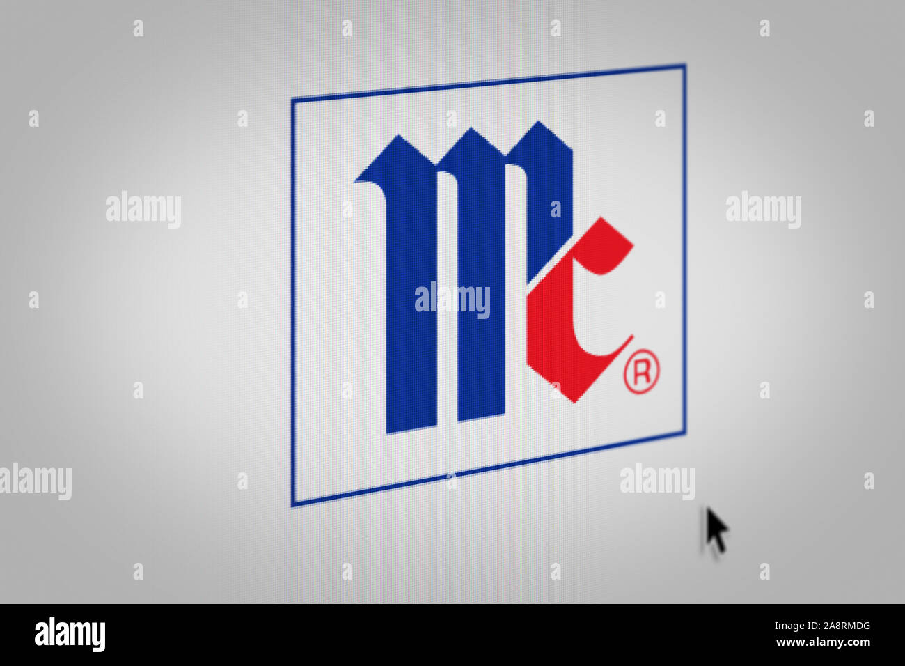 Logo of the public company McCormick & Co. displayed on a computer ...