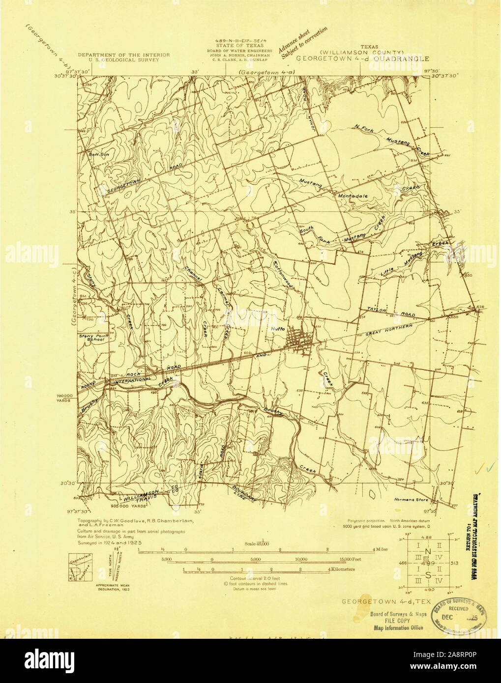 Map of georgetown texas hi-res stock photography and images - Alamy