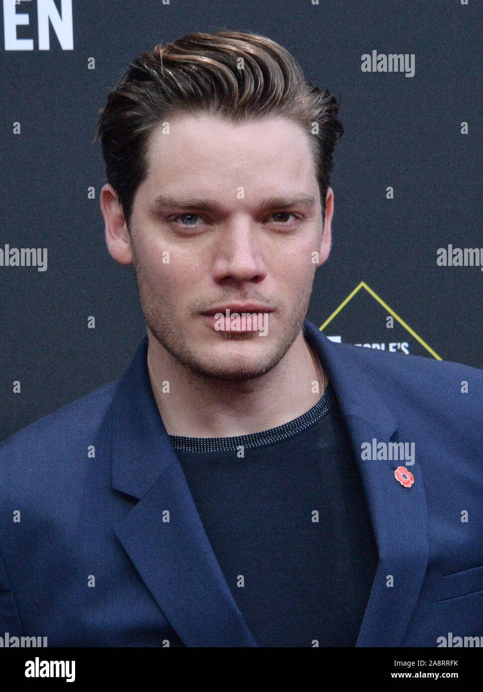 Santa Monica, USA. 10th Nov, 2019. Actor Dominic Sherwood arrives for ...