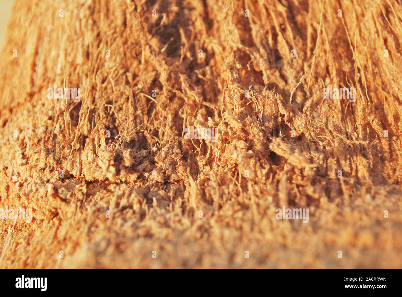 Dark brown coconut fiber background.Background for making banners Stock ...