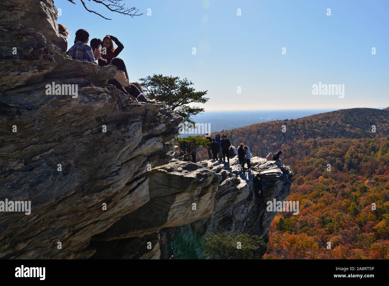 Hanging rock state park trail hi-res stock photography and images - Alamy