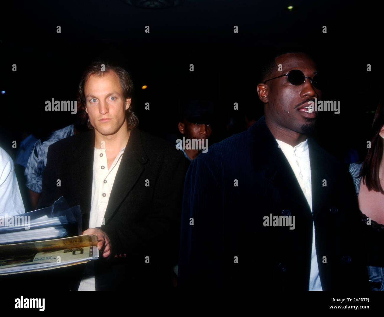 Las Vegas, Nevada, USA 9th March 1995 Actor Woody Harrelson and actor ...