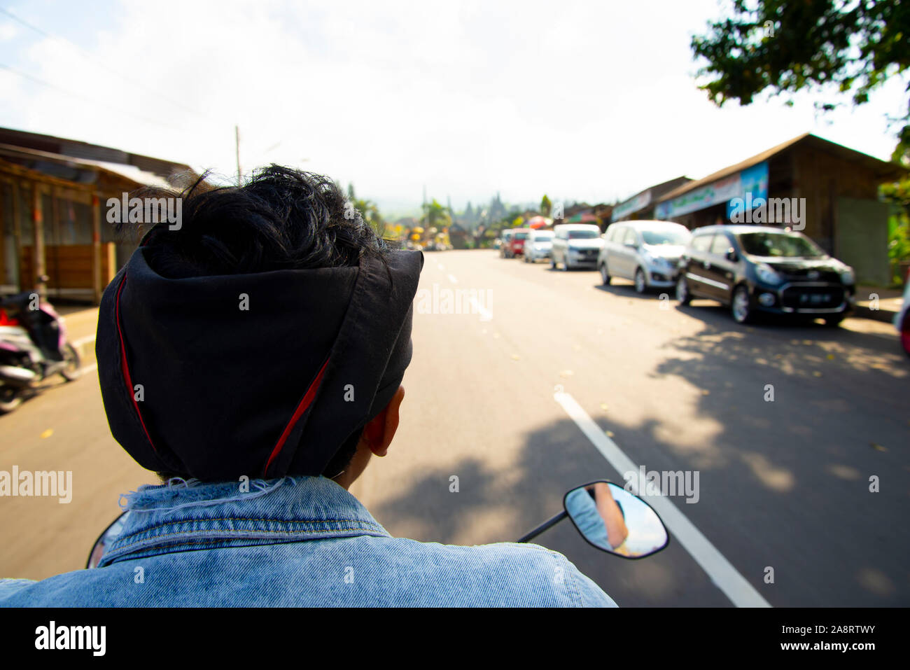 Moped Transportation in Bali - Indonesia Stock Photo - Alamy