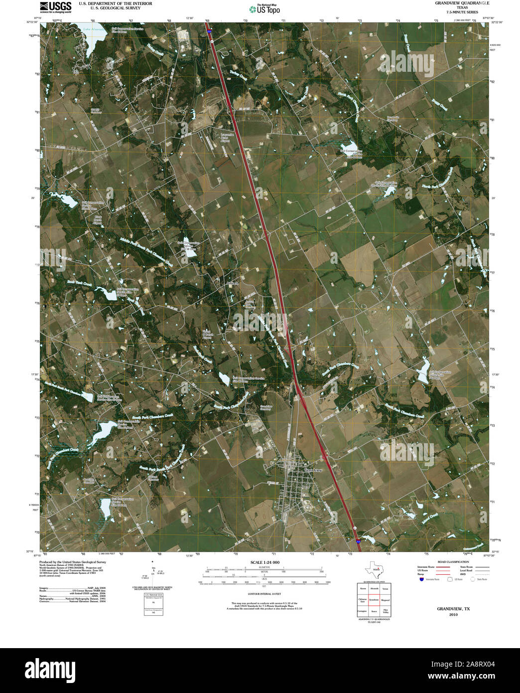 Map of grandview hi-res stock photography and images - Alamy