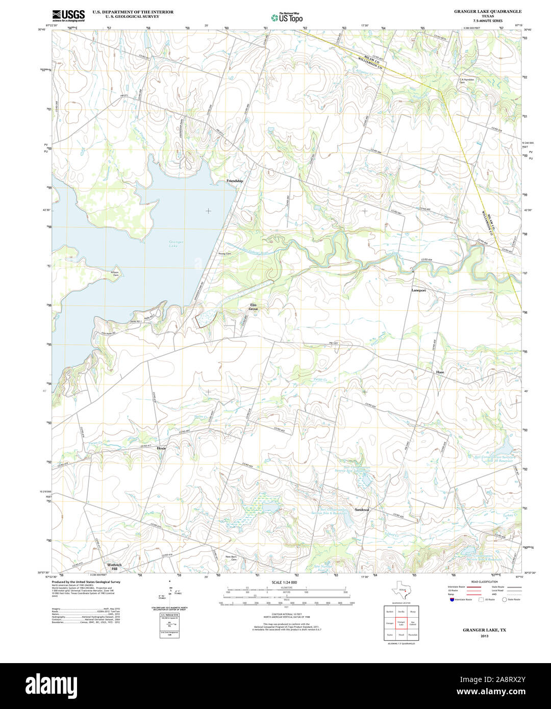 Granger map hi-res stock photography and images - Alamy